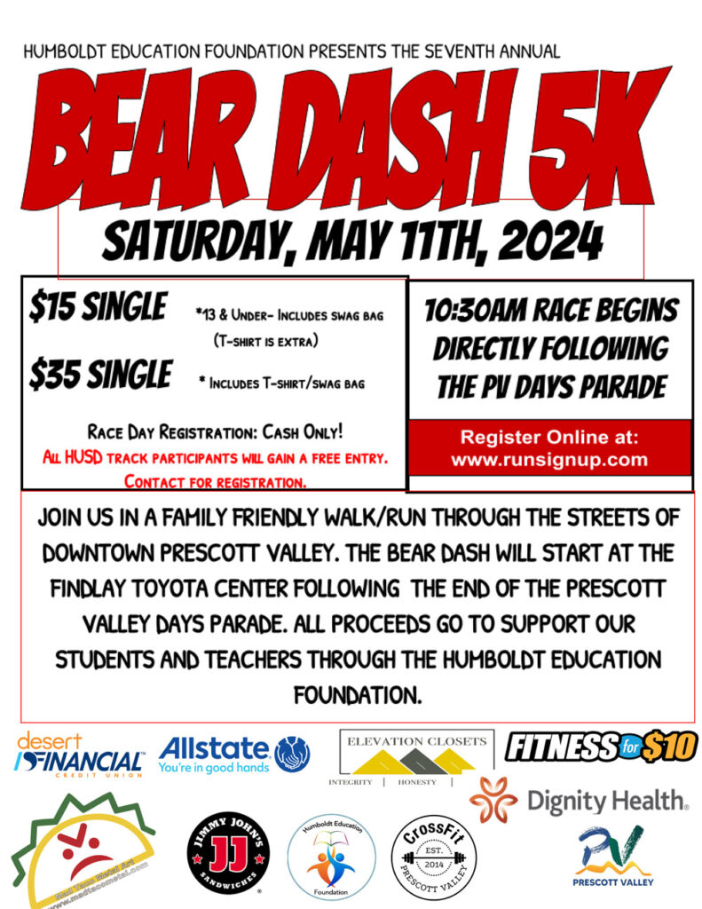 Bear Dash 5k (2024) - Humboldt Education Foundation